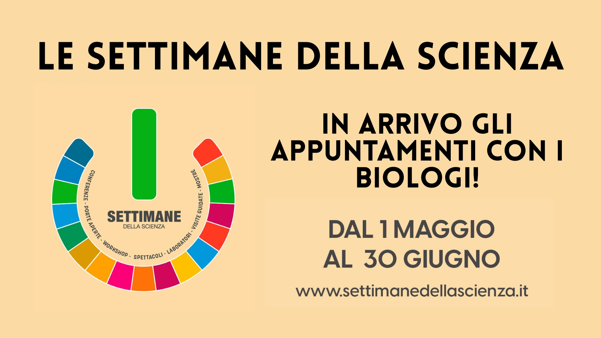Gli appuntamenti con i Biologi nell'ambito delle Settimane della Scienza 2025